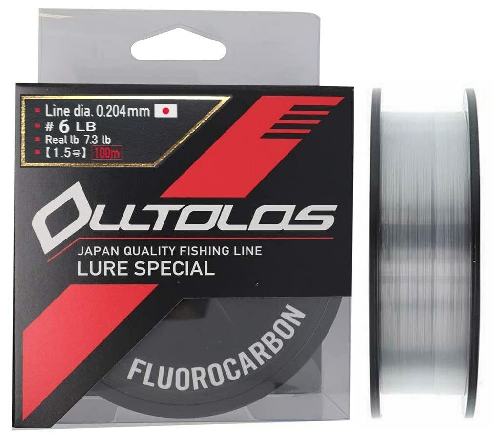 Флюорокарбон YGK OLLTOLOS FLUOROCARBON 100m #1.5 (6lb/0.204mm)