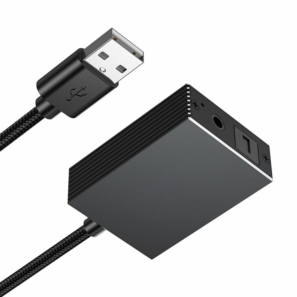 Адаптер, USB на оптический/3.5mm аудио преобразователь - 20 см