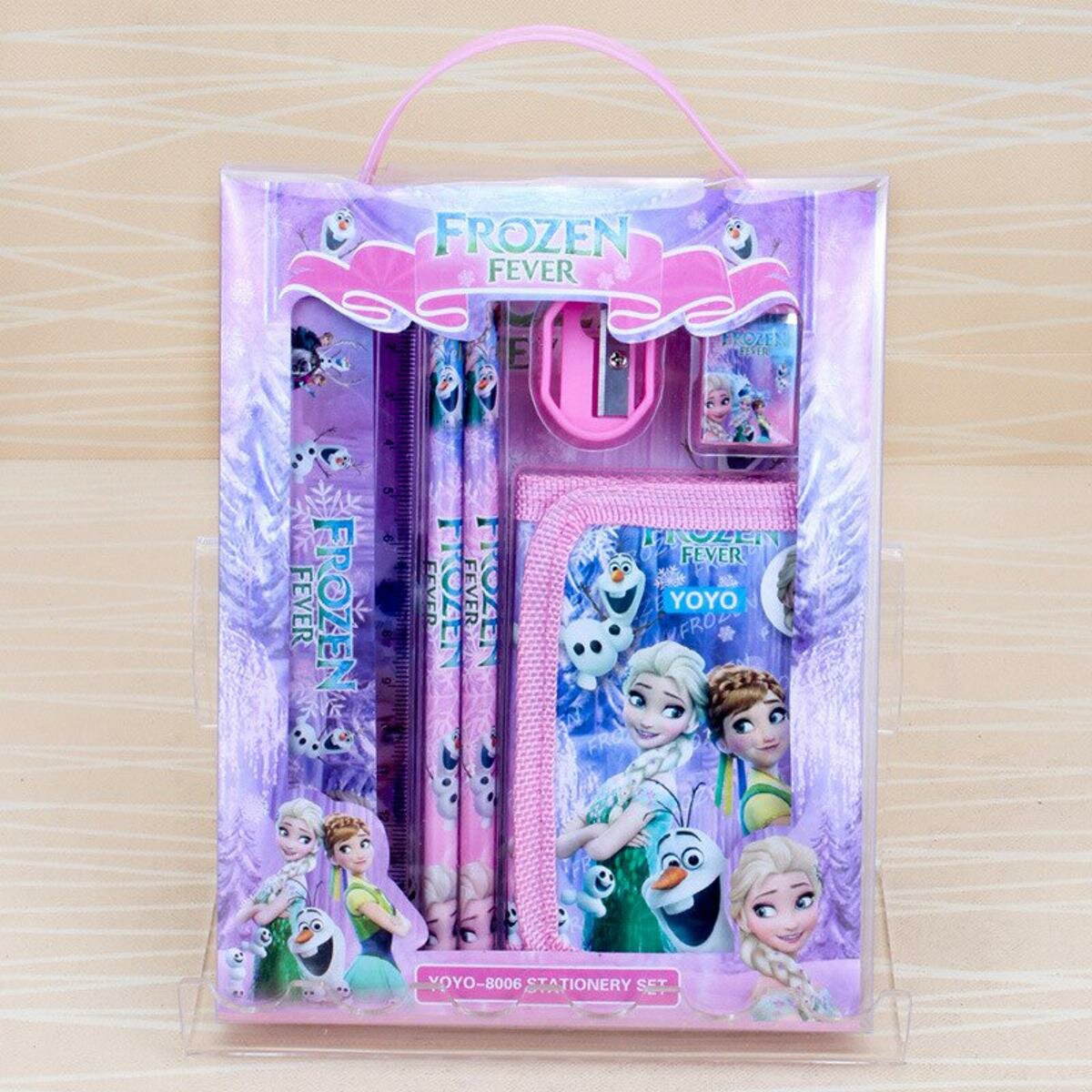 Disney Princess Frozen 2 Anna Elsa Cartoon Канцелярский набор Mickey Cute School Supplies Marvel Toys for Children Подар