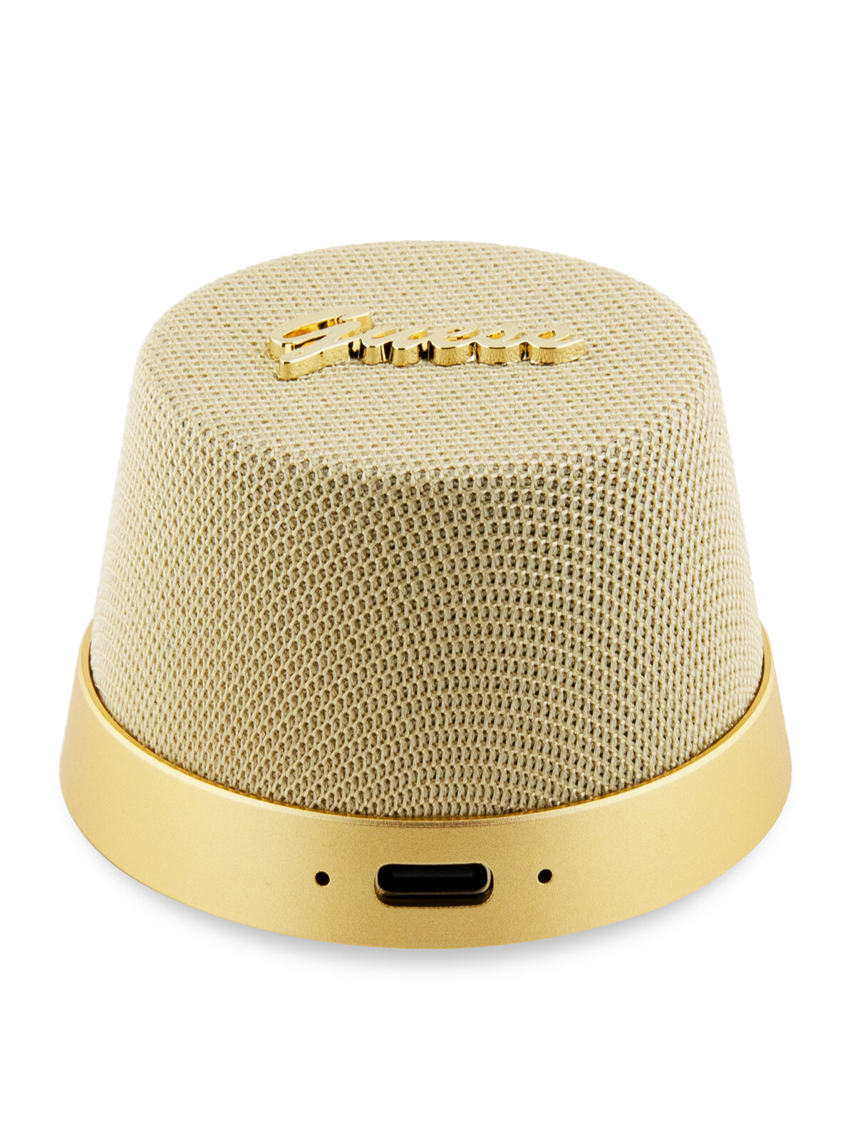 Guess Беспроводная колонка Bluetooth Speaker Mini Magnetic with Script Metal Logo Gold