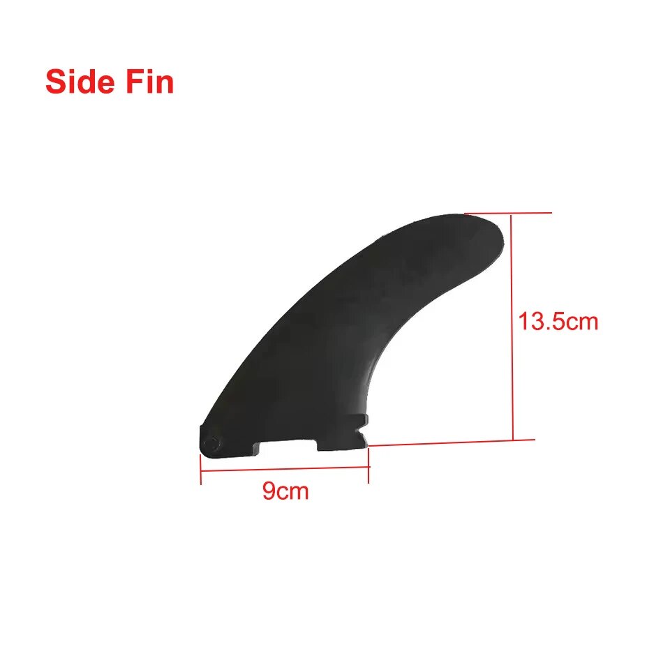 Надувные плавники для SUP Черный, Side fin black
