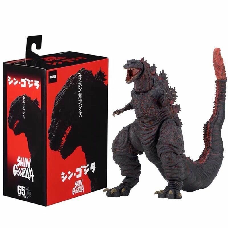 Модель Годзиллы, Godzilla, Пробуждение новой ядерной Годзиллы 2016, подвижная, красный -sz