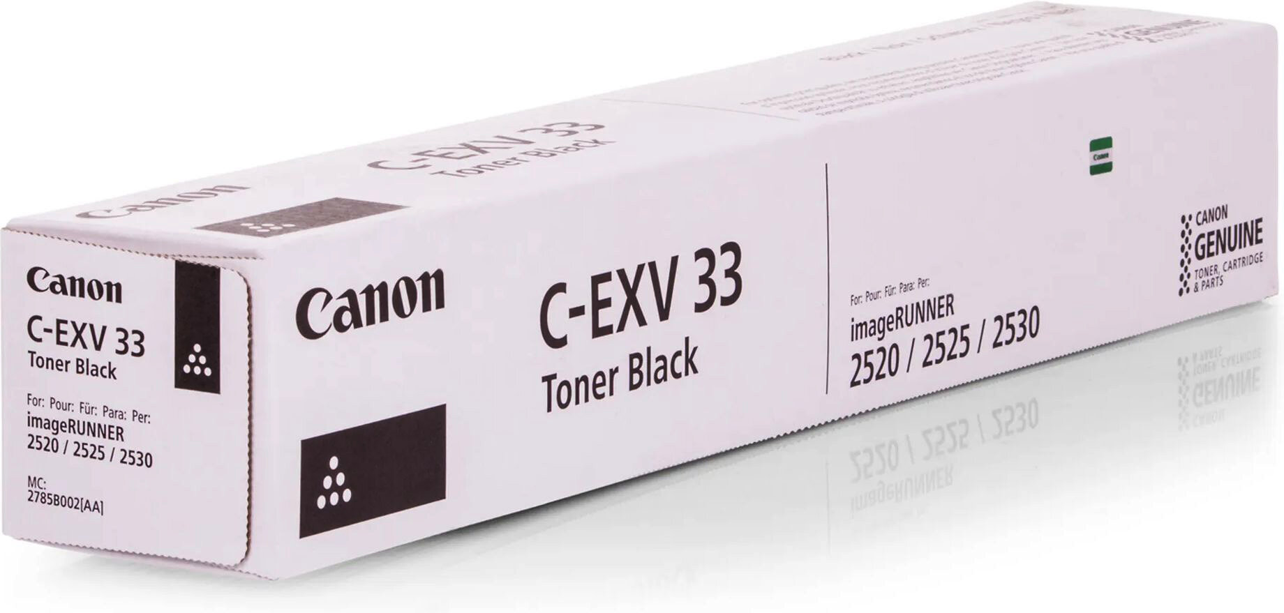 Картридж Canon C-EXV33 (2785B002) для Canon IR2520, IR2525, IR2530 чёрный, 14600 страниц, оригинальный
