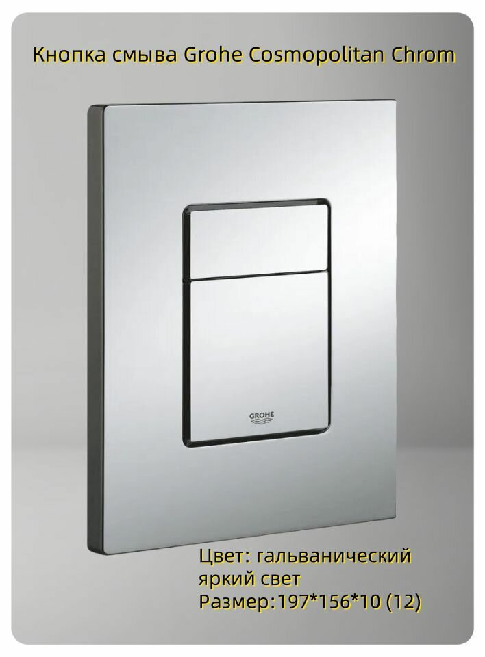 Кнопка смыва для инсталляции Отлично.