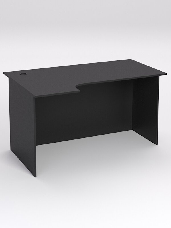 Стол эргономичный офисный СЭ-19А (левосторонний), Черный. Производитель товара - компания Westcom.