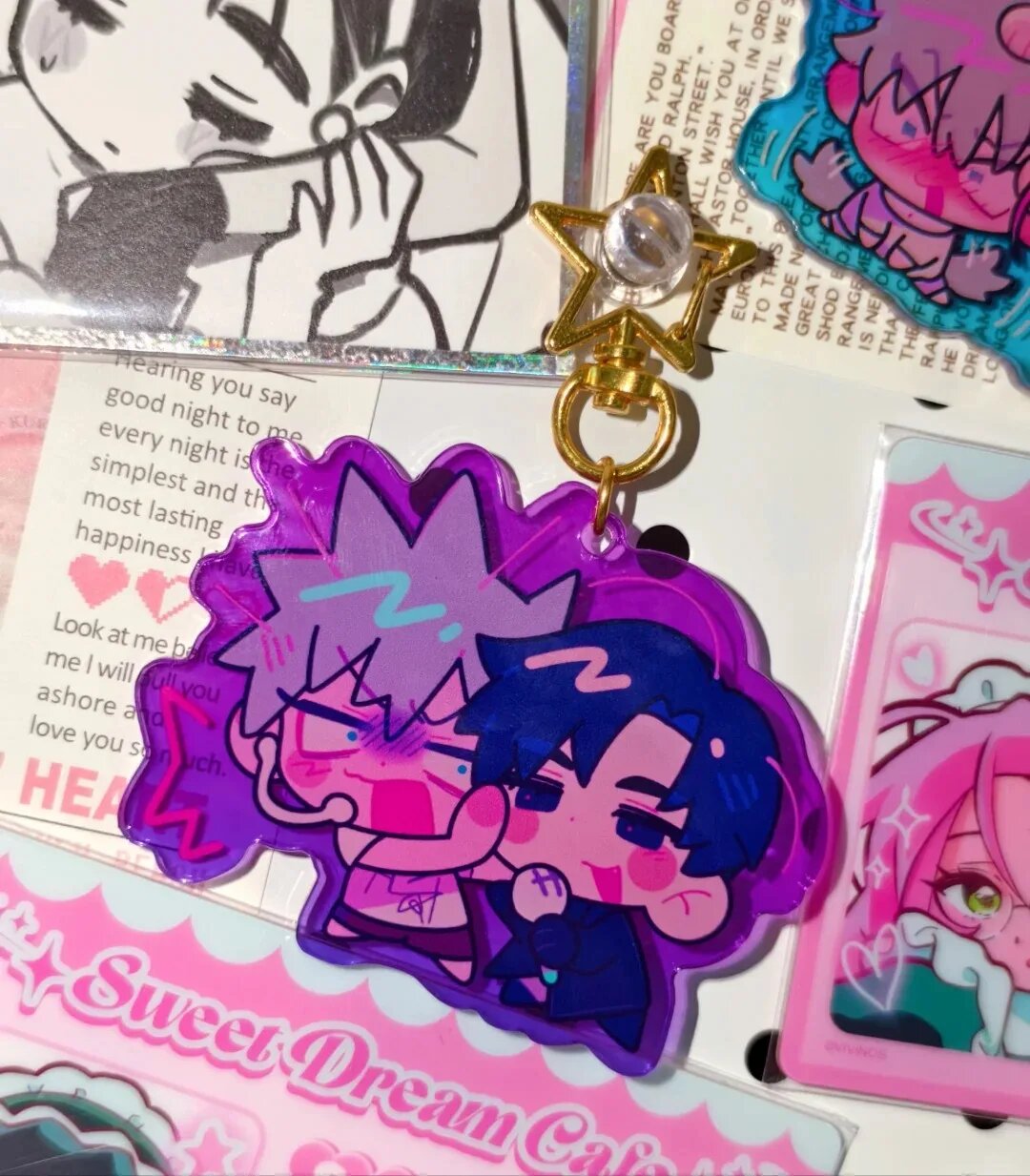 Аниме брелок для ключей Чужой сцены 4