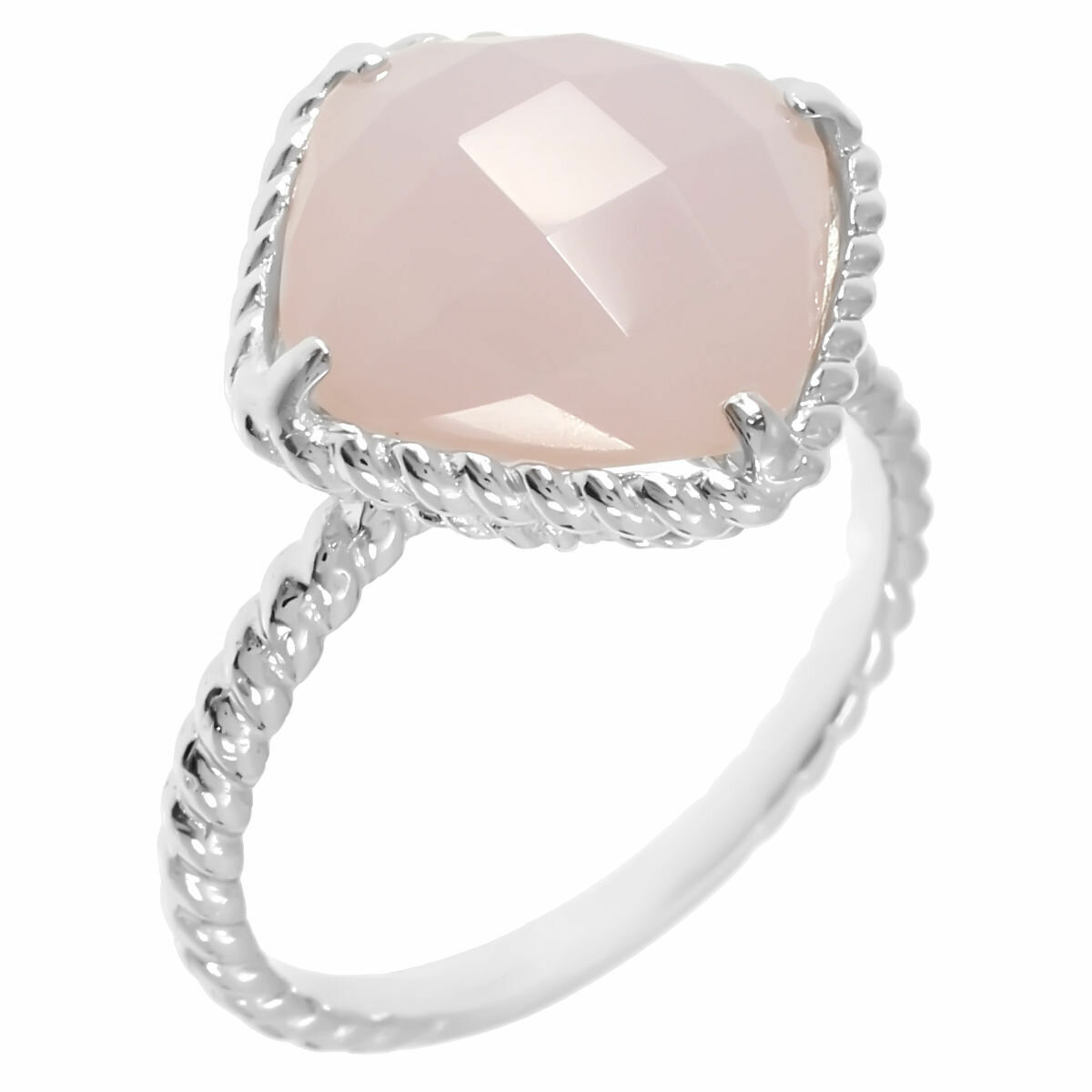 Кольцо тонкое, серебро, 925 проба, родирование