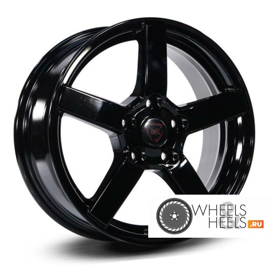 Диск автомобильный литой NZ R-02 17x7 5x108 et40 dia54.1 Черный