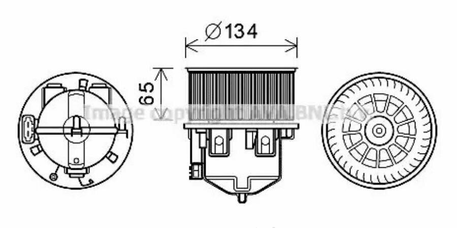 AVA AU8222 Вентилятор системы кондиционирования