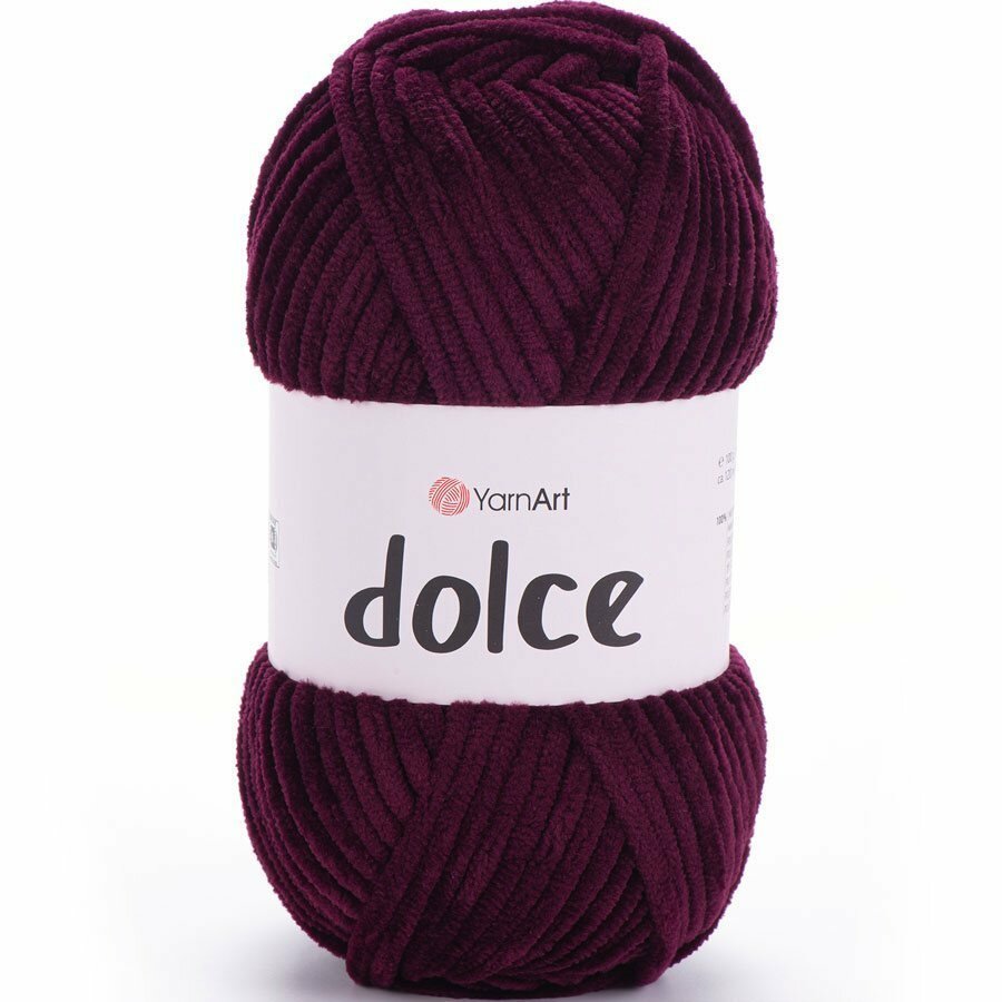 Пряжа Yarnart DOLCE 780 слива (5 мотков)