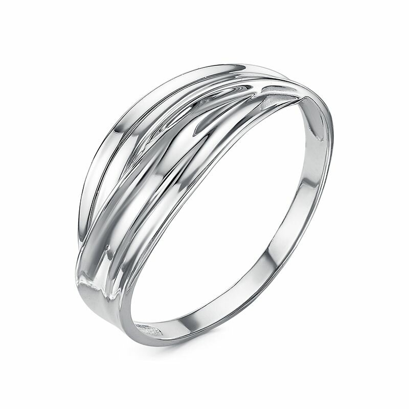 Кольцо, серебро, 925 проба, родирование