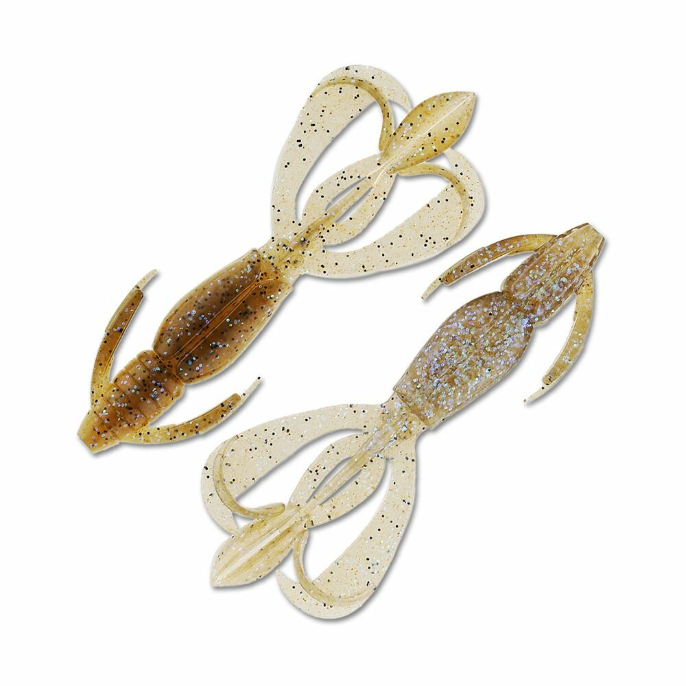 Мягкая приманка Keitech CRAZY FLAPPER 2.8" # 462 Electric Smoke Craw