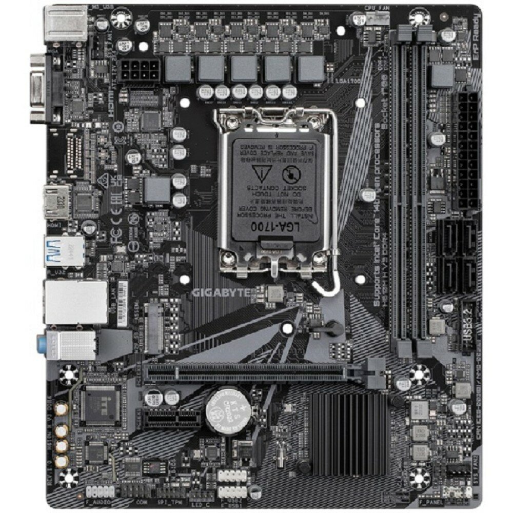 GigaByte Материнская плата H610M H V3 DDR4 LGA 1700 2хDDR IV 1хM.2
