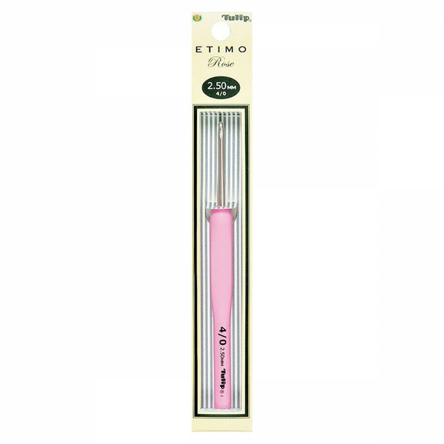 Крючок для вязания с ручкой ETIMO Rose 2,5мм, Tulip, TER-05e