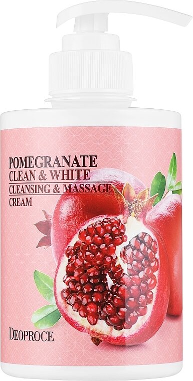Крем DEOPROCE "Pomergranate Clean & White Cleansing & Massage", для тела, массажный, 430 мл