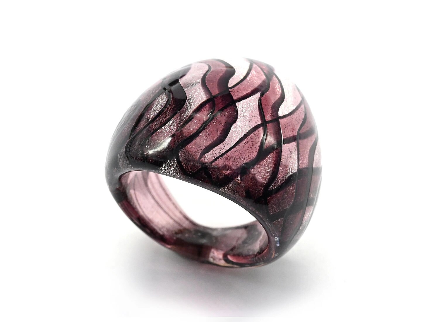 Кольцо, муранское стекло