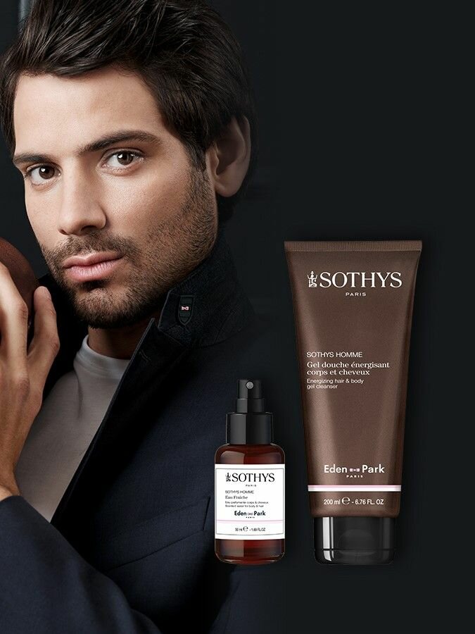 Шампунь для волос и спрей для тела и волос Sothys Подарочный набор для мужчин