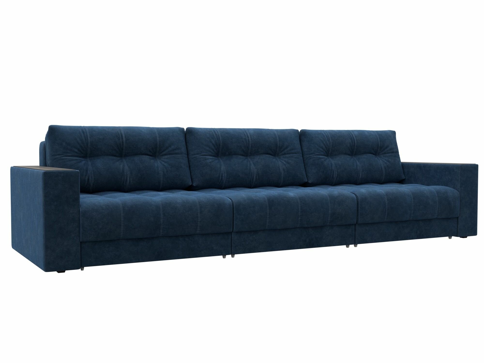 Диван прямой с декором Бруно НПБ Лонг, Велюр