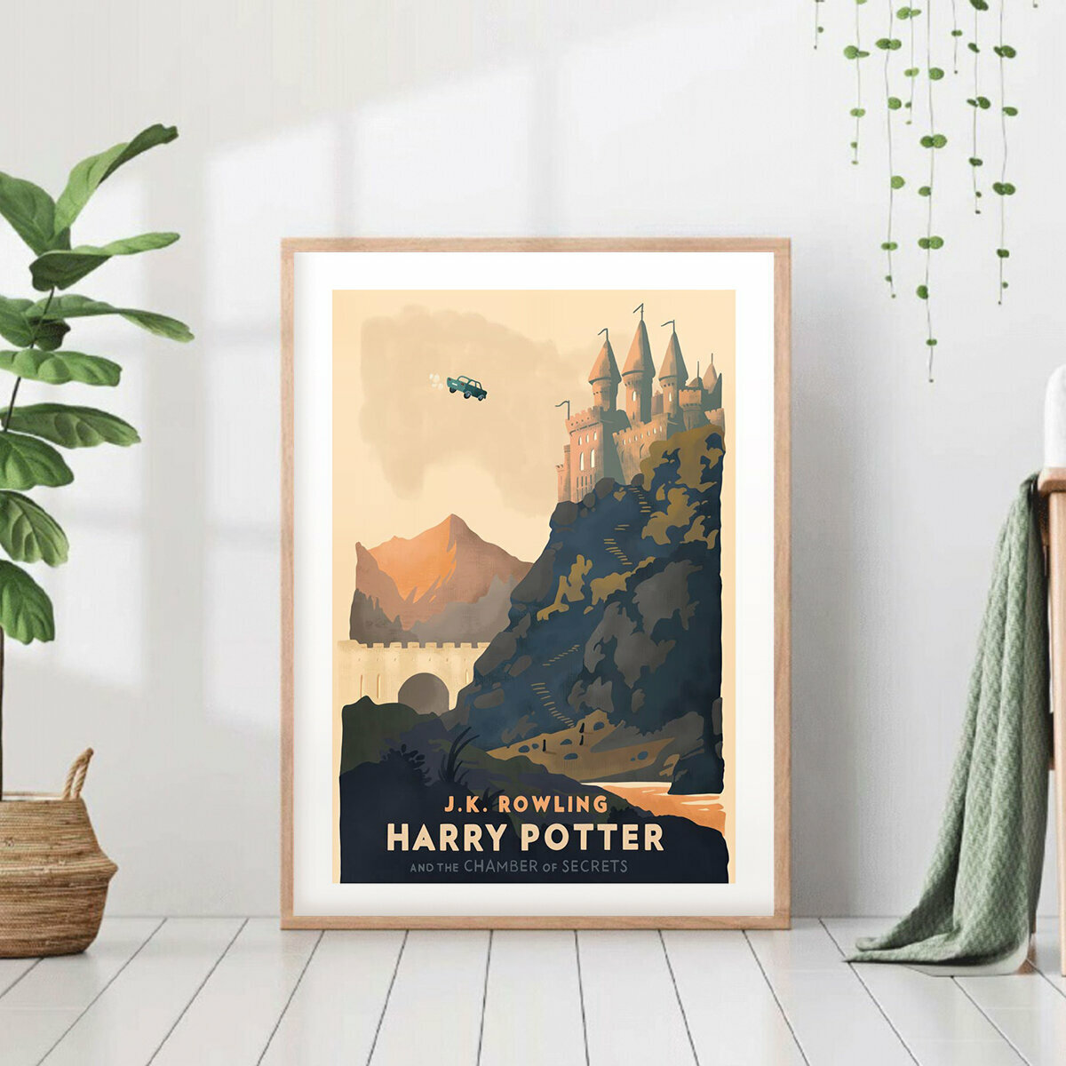 Постер "Гарри Поттер" без рамы 50x70 см на стену для интерьера