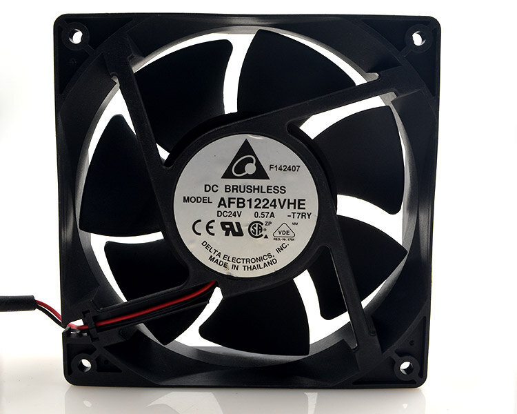 Новый Оригинал AFB1224VHE 24V 0.57A 12cm 12038 2-wire inverter Вентилятор охлаждения