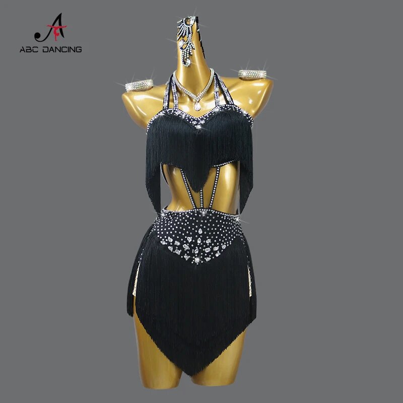 Танцевальный костюм ABC DANCING 2026 для девочки М, Black (No Ornaments)