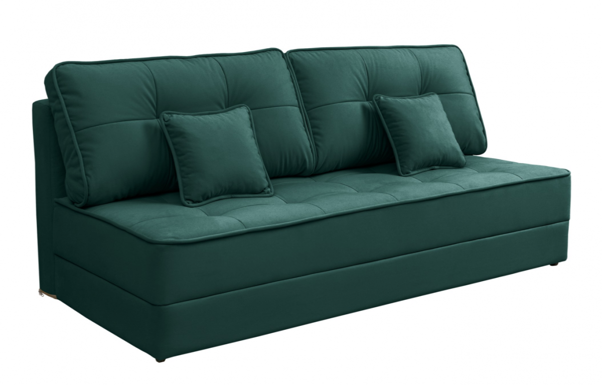 Диван кровать Каймак Б/П велюр ZARA MALAHIT 33