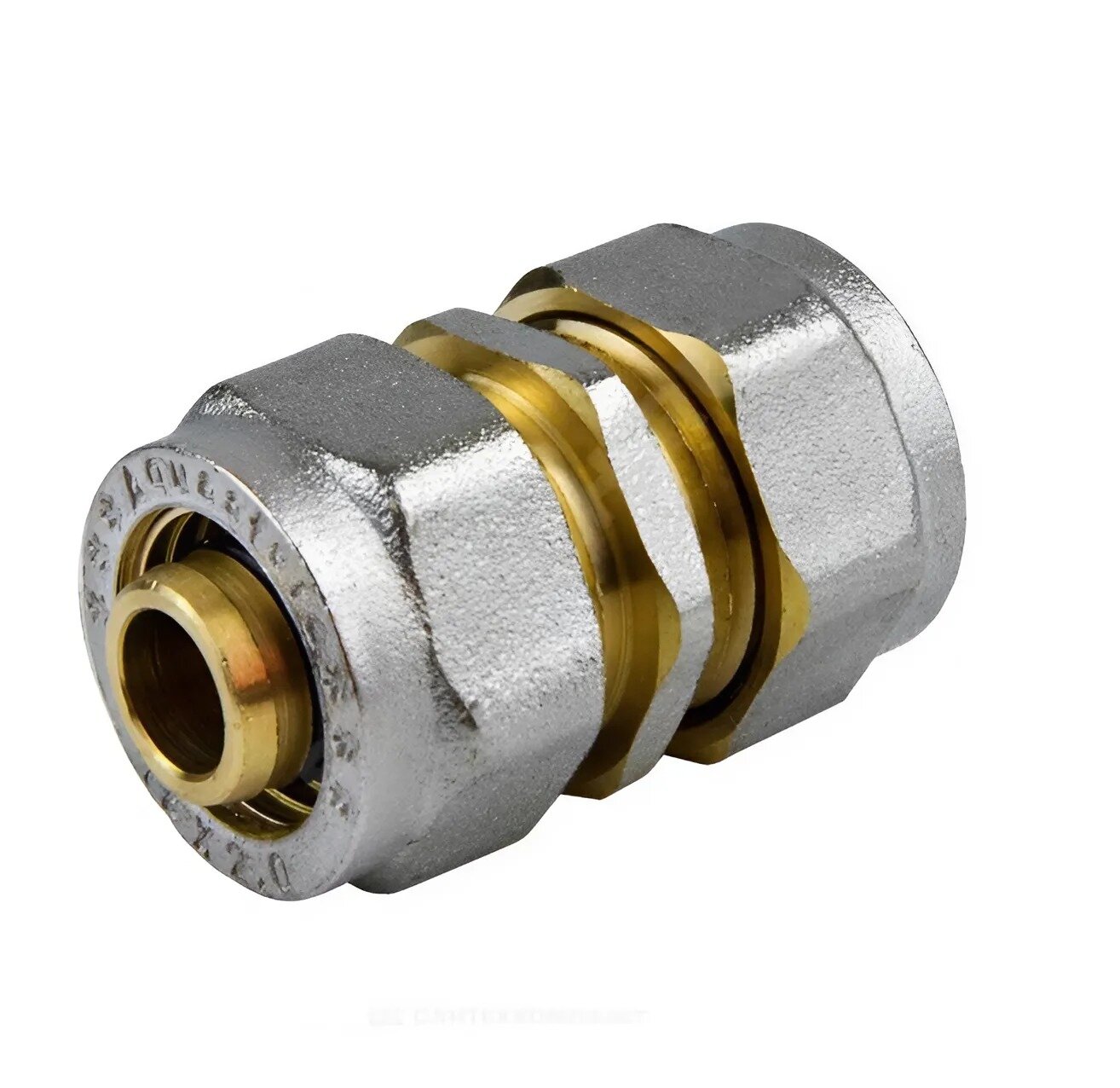 Муфта МП латунь никель обжим Дн 32 ГОСТ 32415-2013 7003 Aquasfera 7003-04