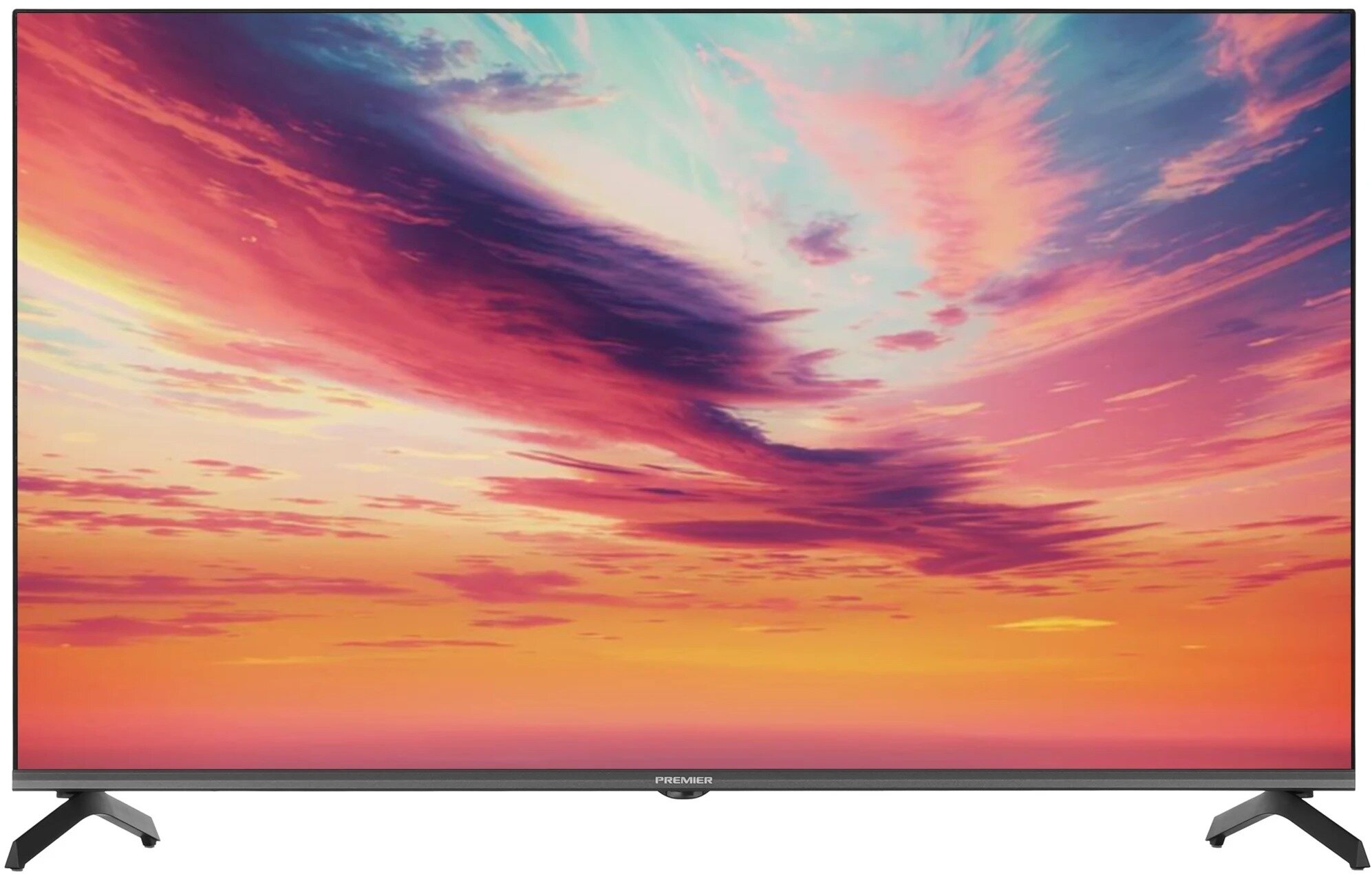 Телевизор PREMIER 43" 43PRM770FSV черный Direct LED FHD 60Hz Android