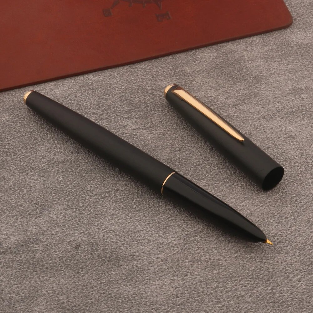 JINHAO 911 F перьевая ручка матовый черный black golden