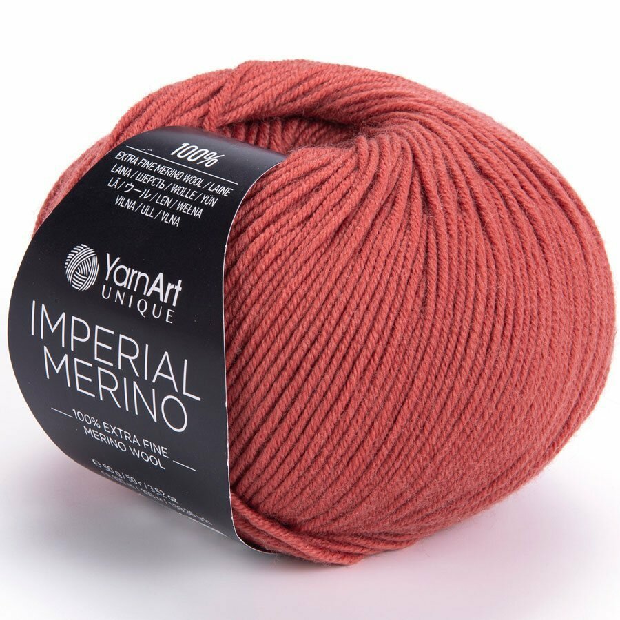 Пряжа Yarnart IMPERIAL MERINO 3314 св. марсала (10 мотков)