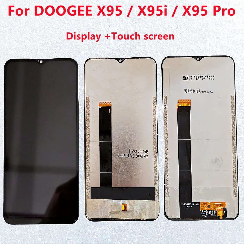 Для DOOGEE X95 ЖК-дисплей и дигитайзер сенсорного экрана DOOGEE X95i X95 Pro, аксессуары для модуля экрана дисплея For X95