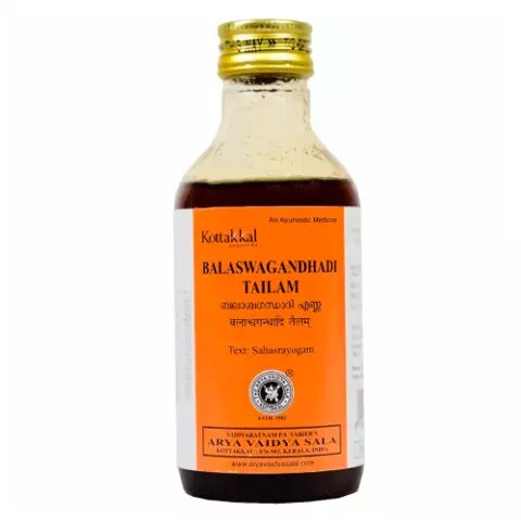 Масло Kottakkal "Balaswagandhadi", для укрепления здоровья, 200мл