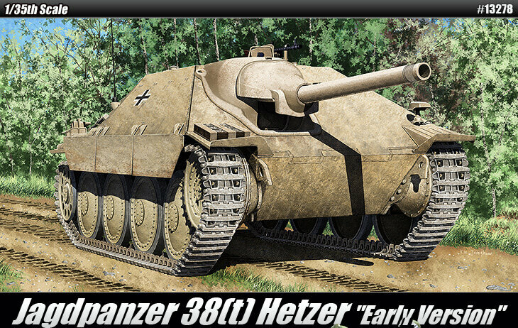 Сборная модель "Техника САУ HETZER EARLY PRODUCTION" (1:35), артикул 13278