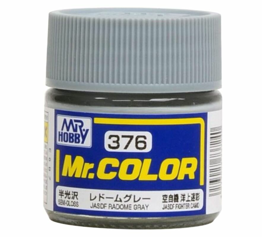C376 краска художественная т. м. MR.HOBBY 10мл JASDF Radome Gray