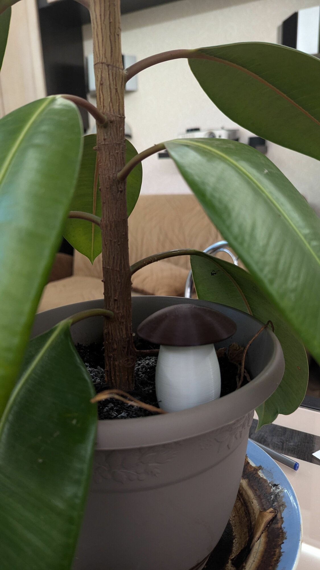 Zigbee датчик влажности почвы для Yandex "Гриб". Коричневый