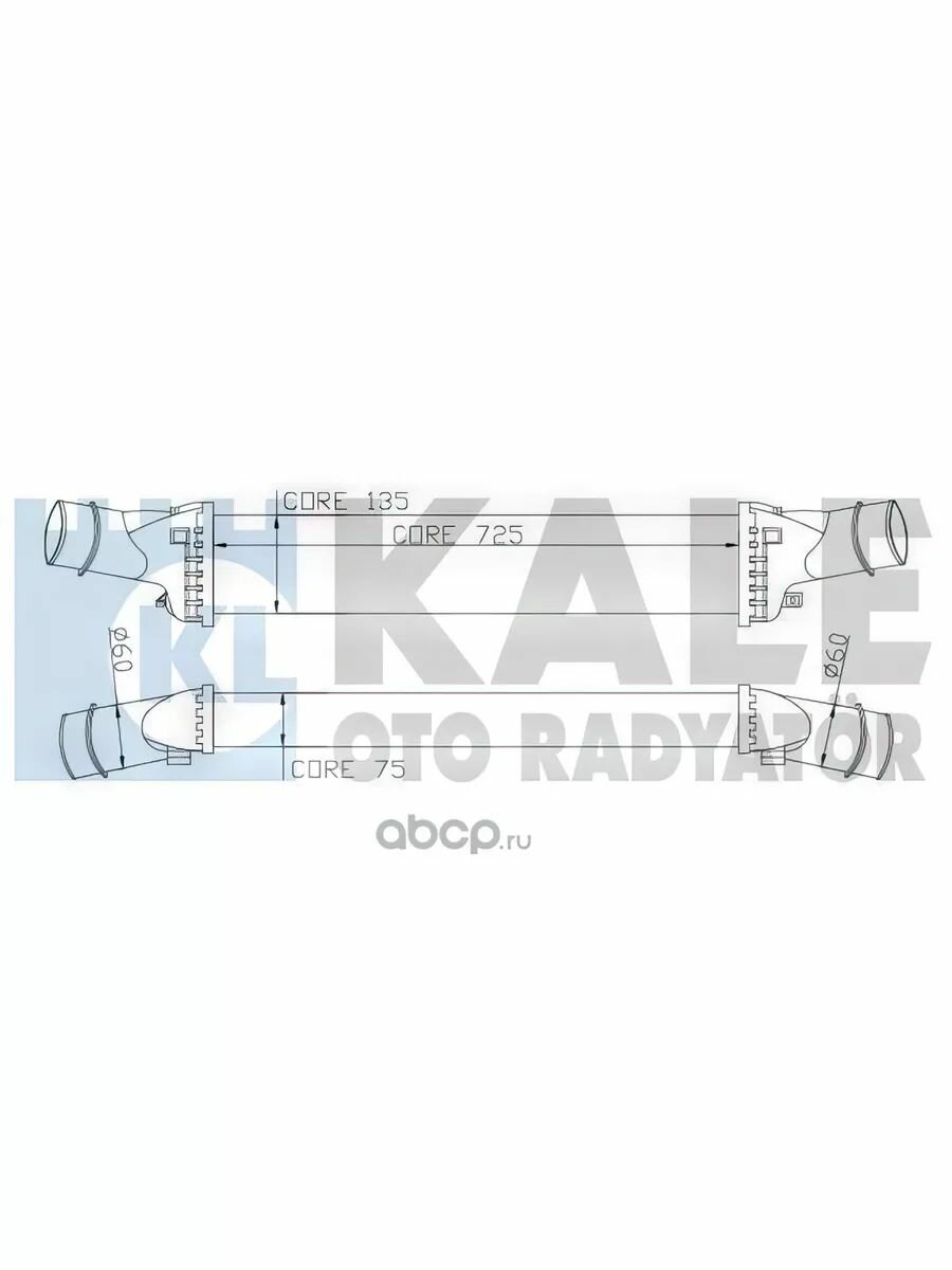 Радиатор интеркулера AUDI A4 A5 A6 A7 A8 Q5 -