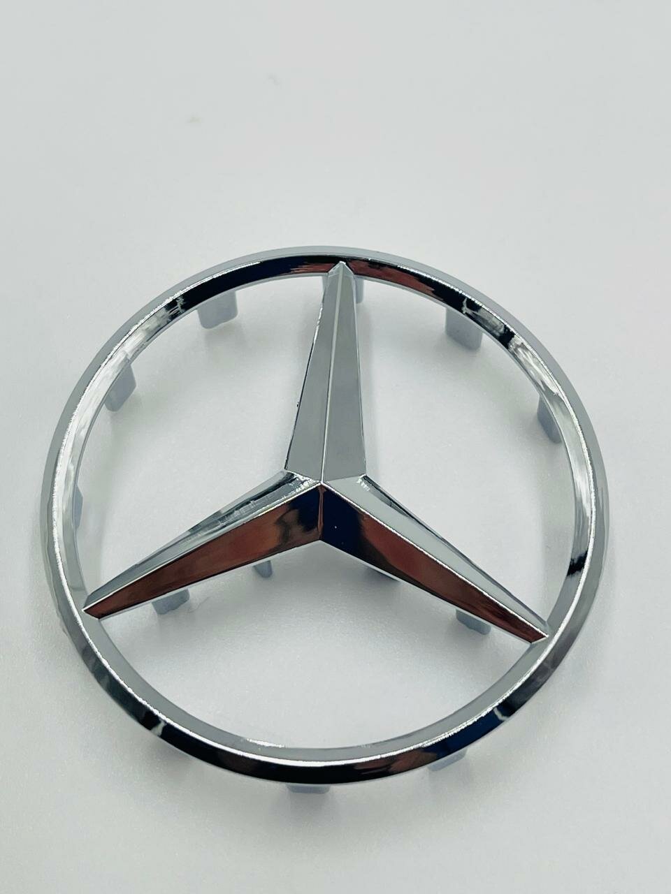 Эмблема в руль Мерседес Mercedes Хром 58ММ