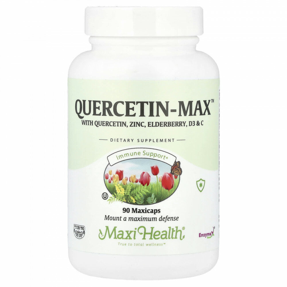 Maxi Health, Quercetin-Max™, 90 капсул Maxcaps