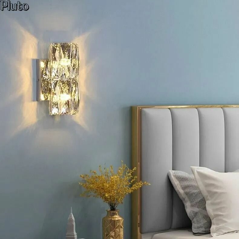 Хрустальный настенный светильник K9