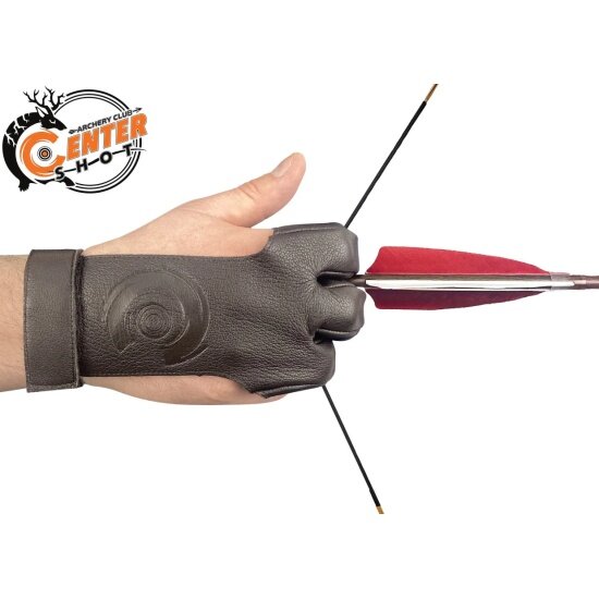 Перчатка для стрельбы из лука Centershot (кожа soft) L