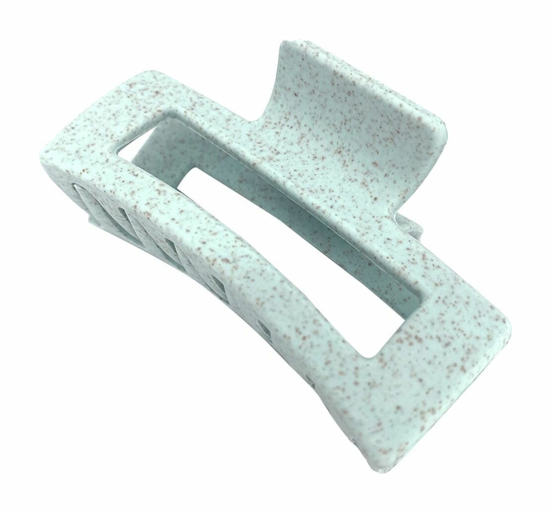 SOLOMEYA ПРОФ Крабик для волос из натуральной пшеницы Прямоугольный, Мятный