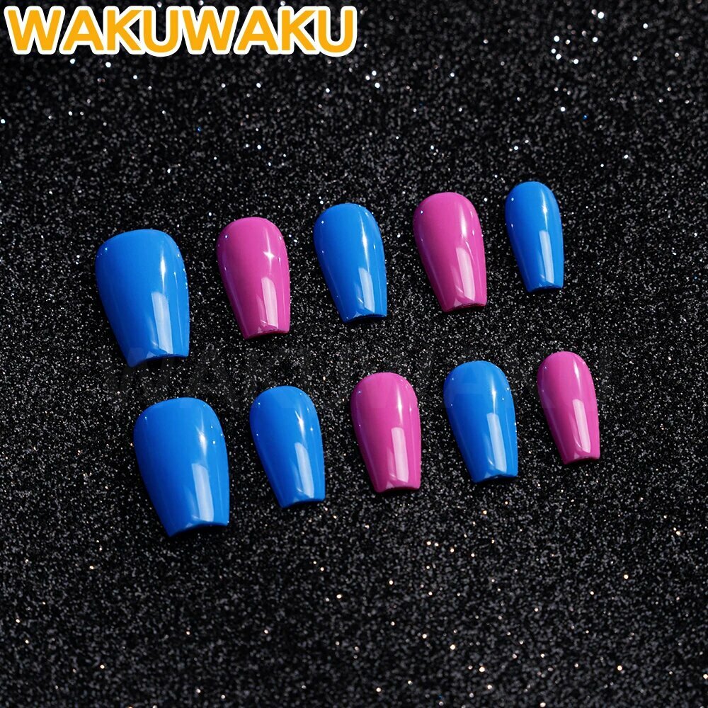 Парик Джинкс 150 см WakuWaku Синий, L, Jinx Normal Nails