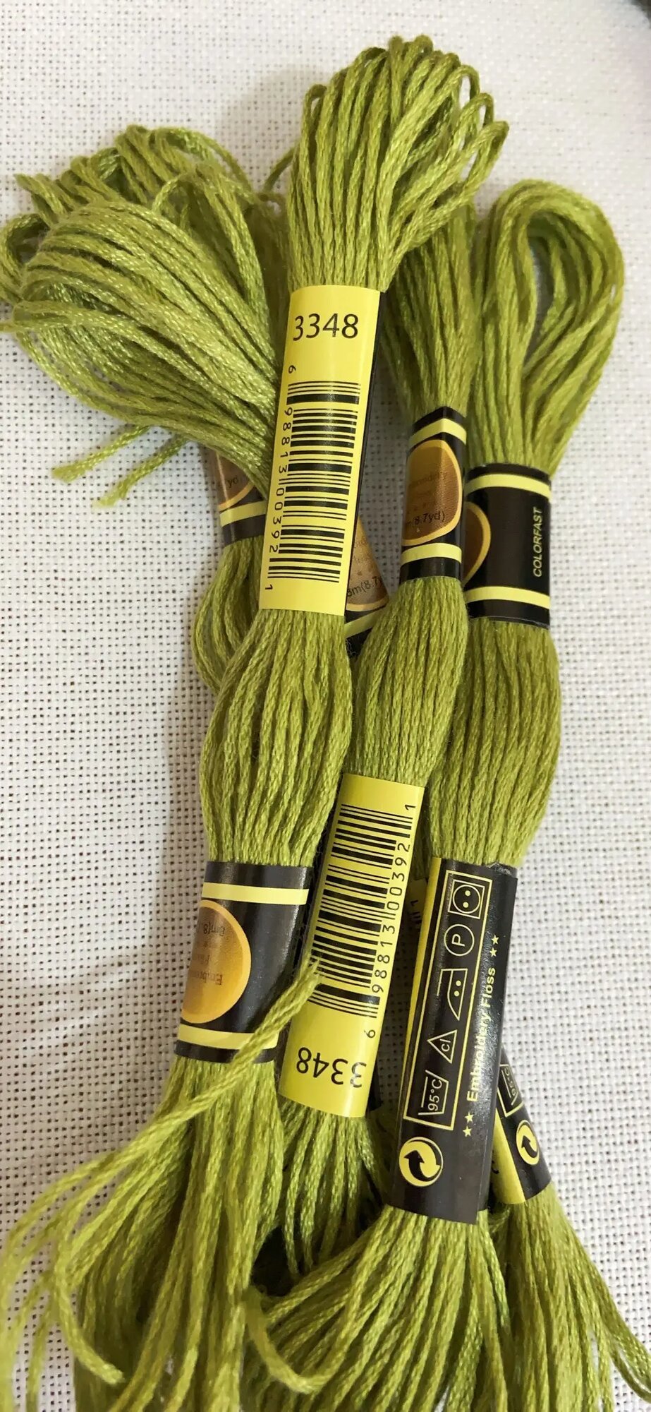 Набор ниток для вышивки DMC 3371 3348