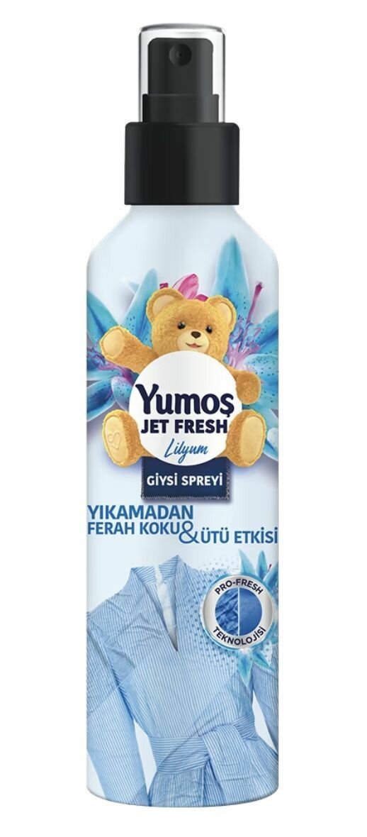 Спрей для Одежды Yumos эффект глажки 200 мл. с ароматом Лилии
