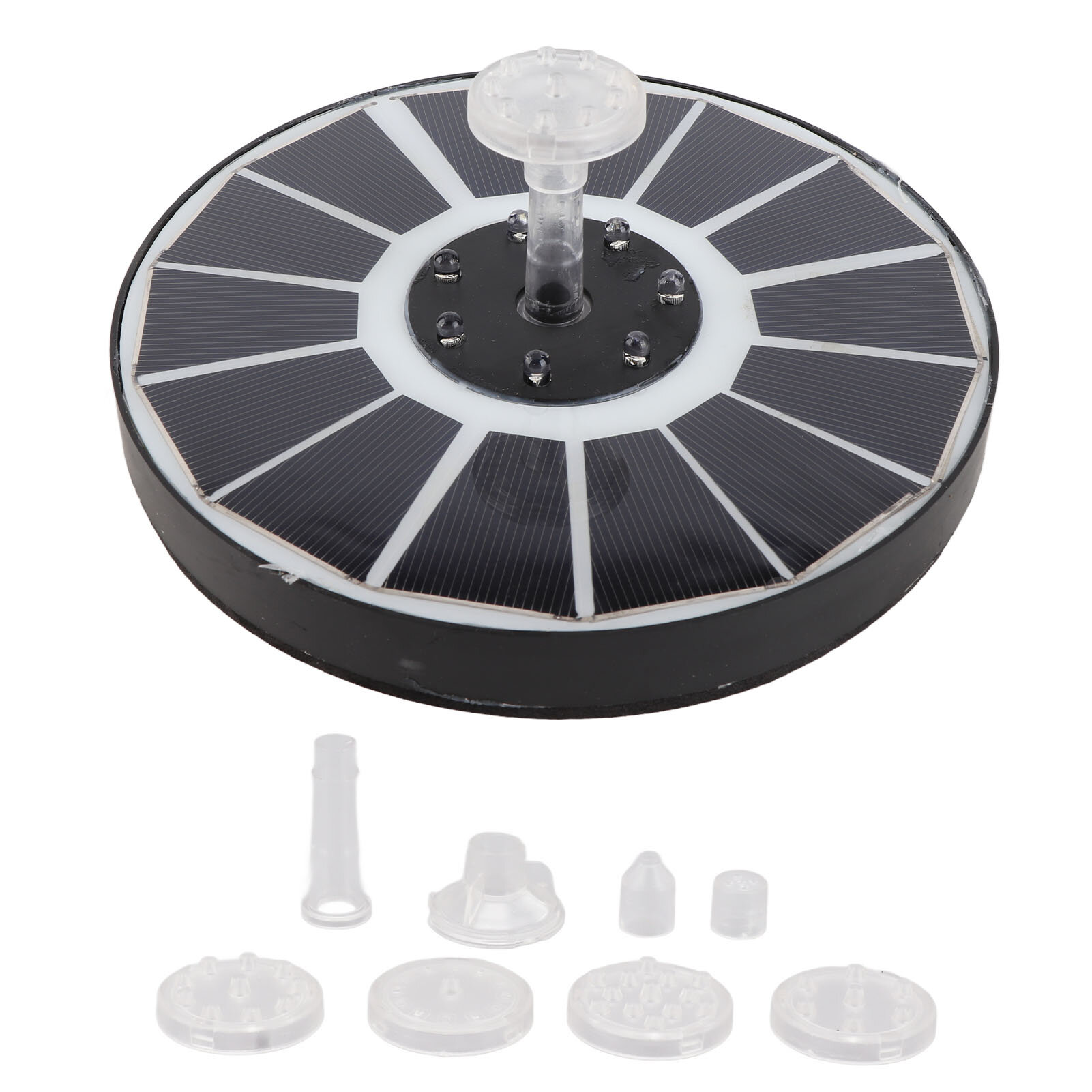 Солнечный фонтан свет с 8 форсунками 3,5 Вт 900 мАч.