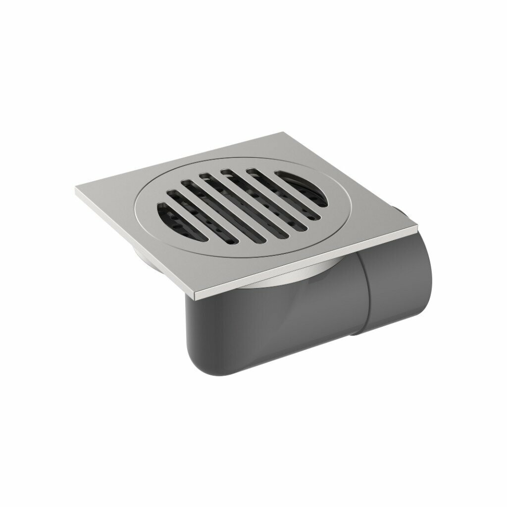 Сливной трап для душа Diadonna с защитой от запаха DS48-100S душевой трап, нержавеющая сталь, сухой затвор