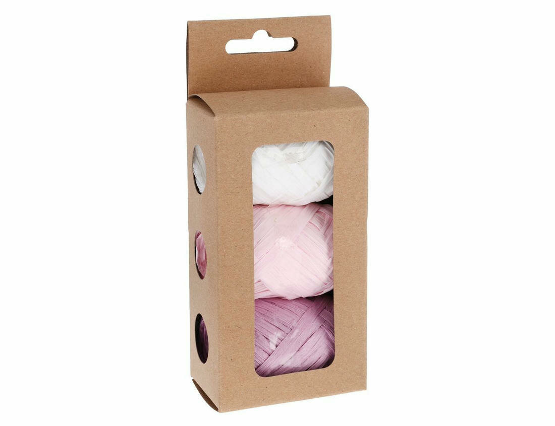 Набор лент для подарочной упаковки, бумага, сиреневый, 10 м, 3 шт, Koopman International