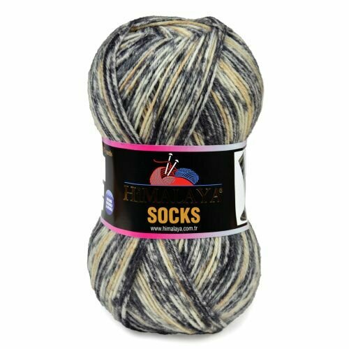 Пряжа Himalaya Socks цвет 170-02 (100г/400м, упаковка 5 мотков)