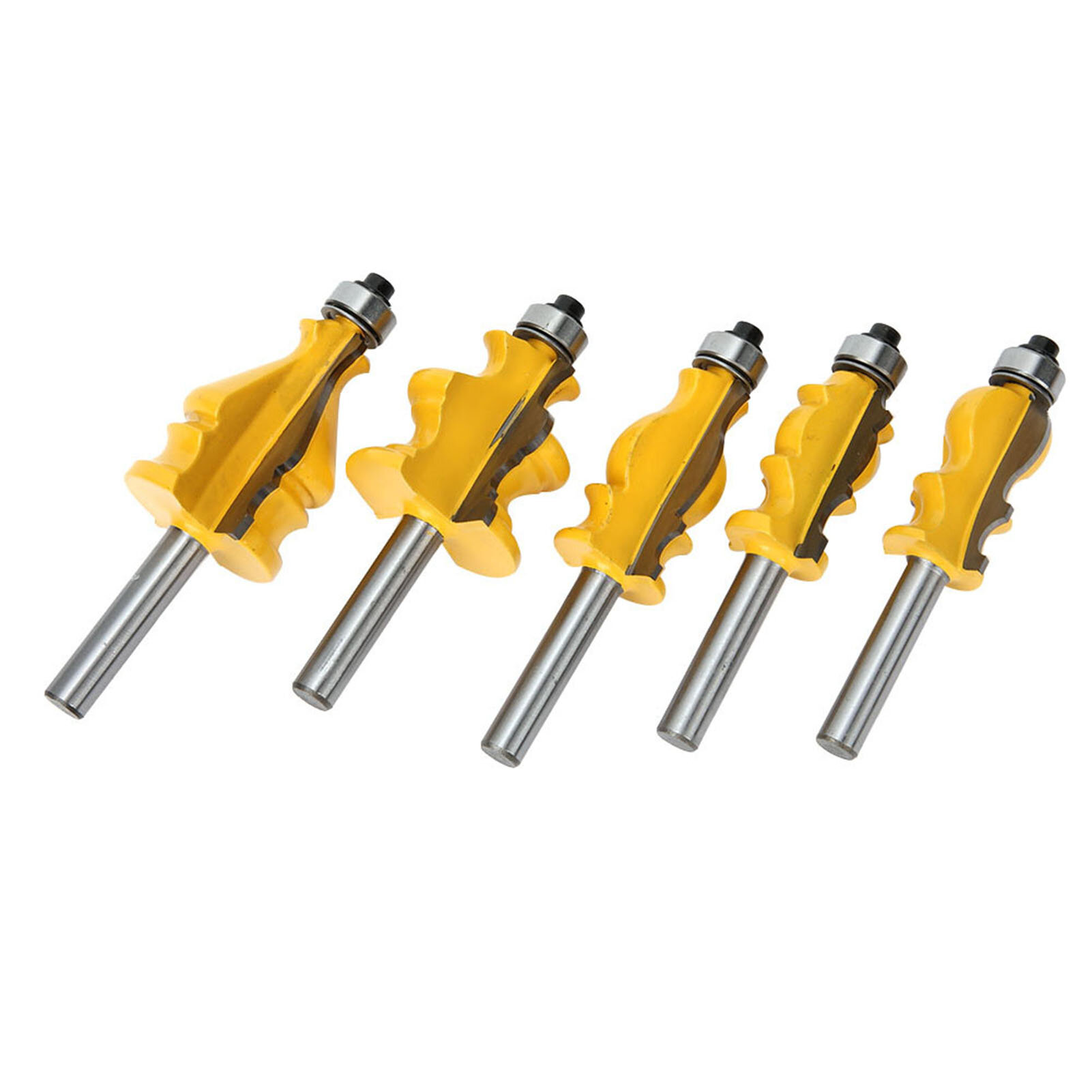 5 шт. 8 мм хвостовик для поручней, фреза для двери шкафа, верхняя линия, фреза, деревообрабатывающие инструменты