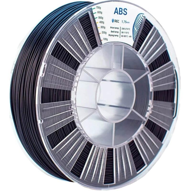 Катушка ABS пластик REC 1.75мм черный